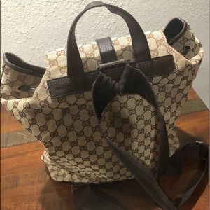 Gucci | Bags | Authentic Vintage Gucci Backpack | Poshmark
